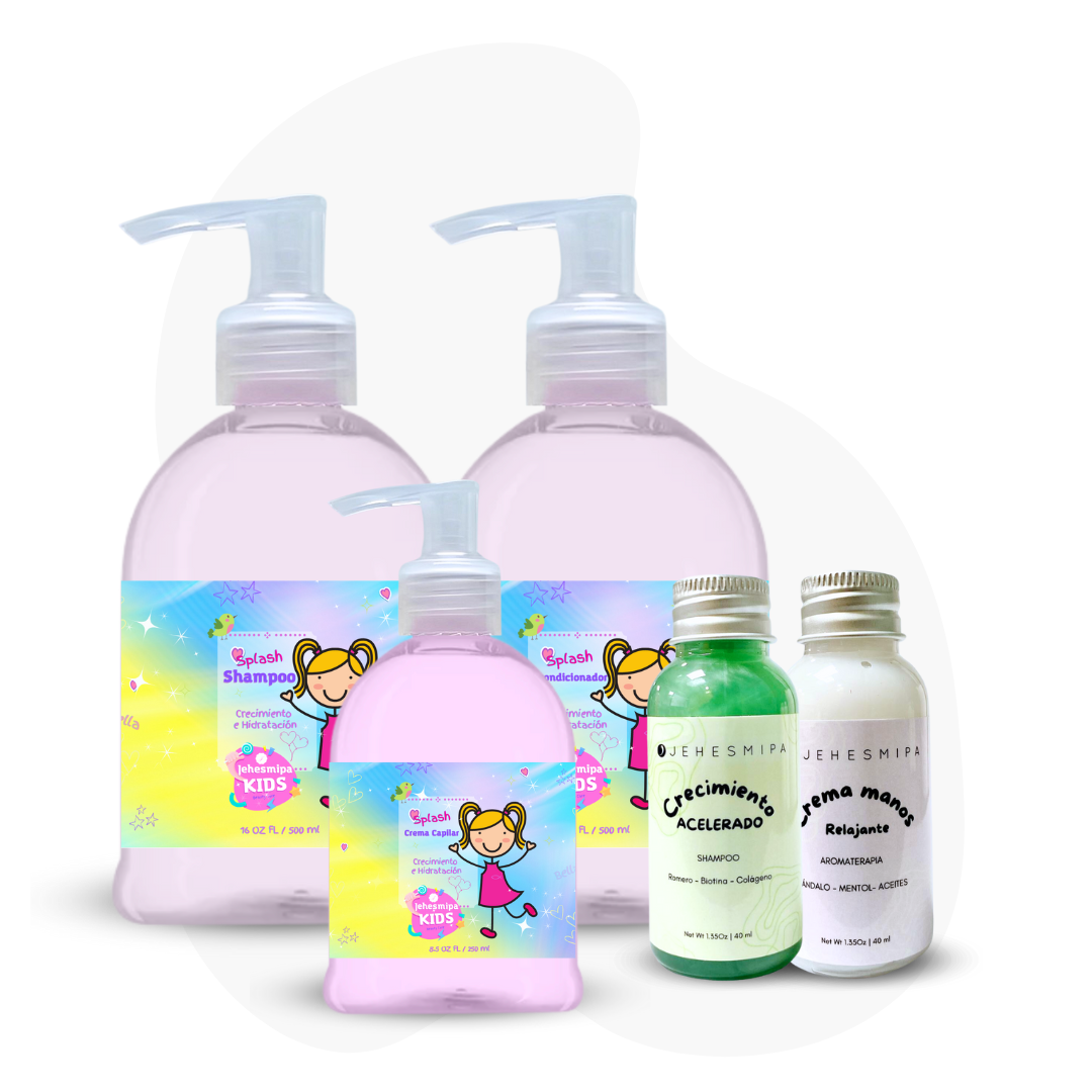 Kit Splash Crecimiento e Hidratación KIDS – Jehesmipa MX