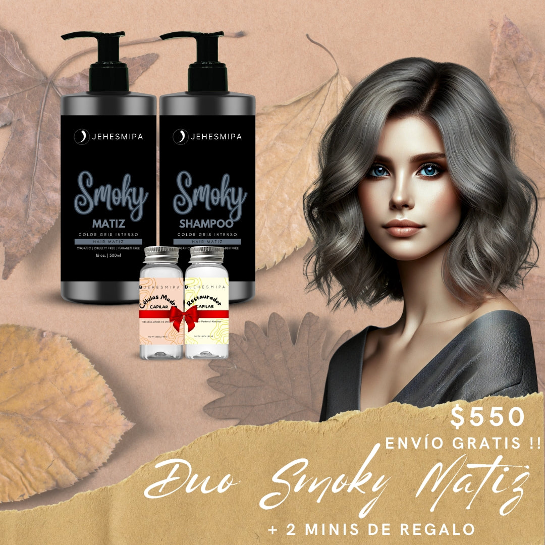 DUO SMOKY MATIZ, CABELLO GRIS AHUMADO – Jehesmipa MX
